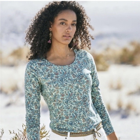 Peruvian Connection | Tops | Peruvian Connection Floral Tide Primrose ...